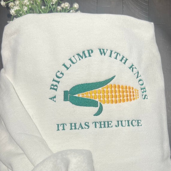 Its Corn Viral Embriodred Tik Tok Adorable Corn Sweatshirt - Etsy