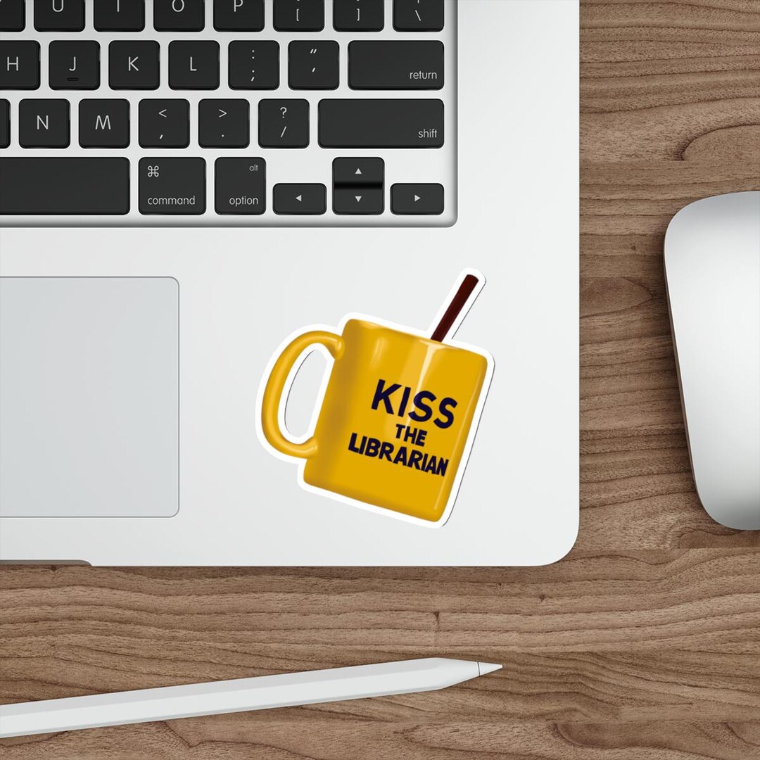 Kiss the Librarian Sticker, Buffy the Vampire Slayer Decal, Buffy Fan ...