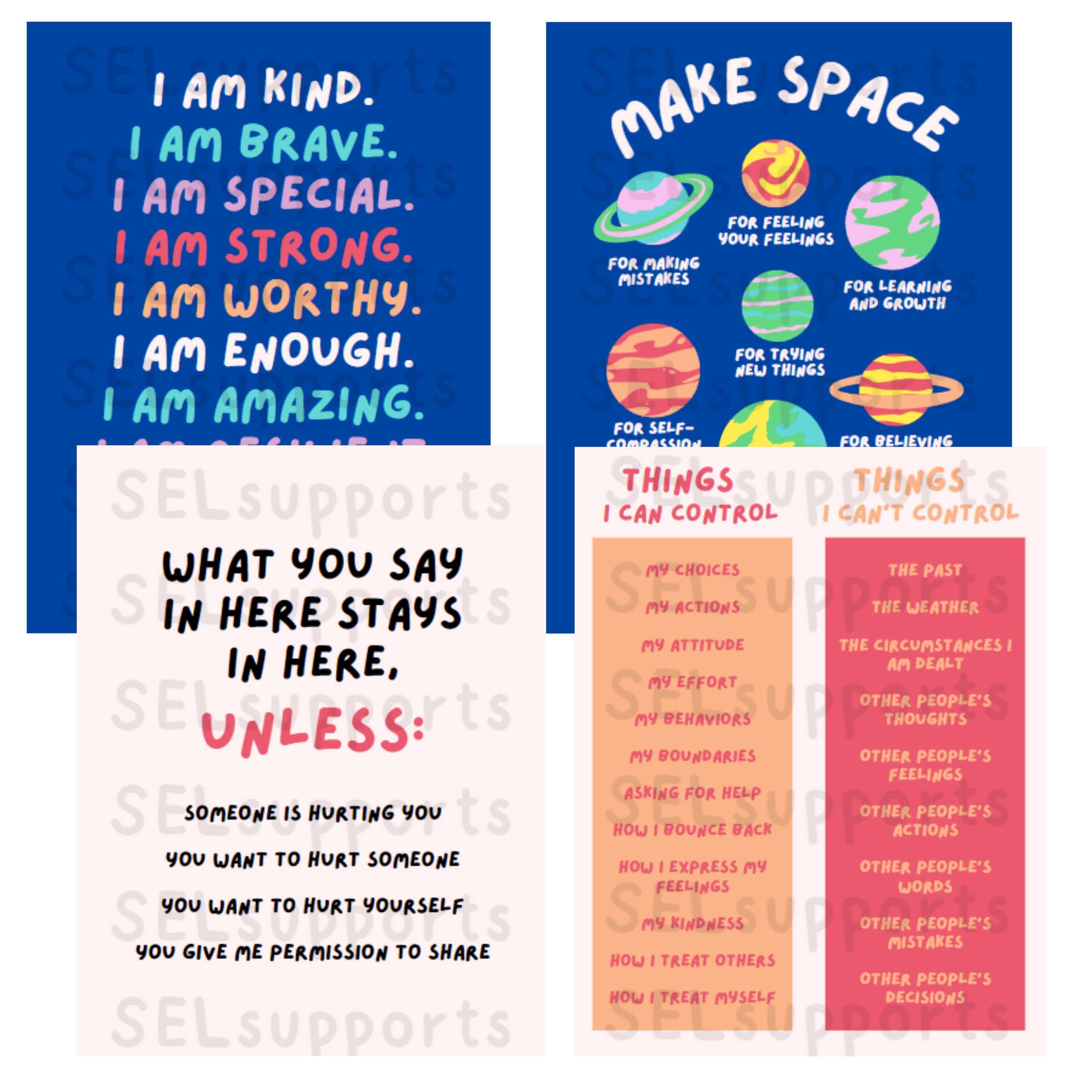 Color Therapy Poster BUNDLE | 28 Posters 8.5x11 DIGITAL DOWNLOAD ...