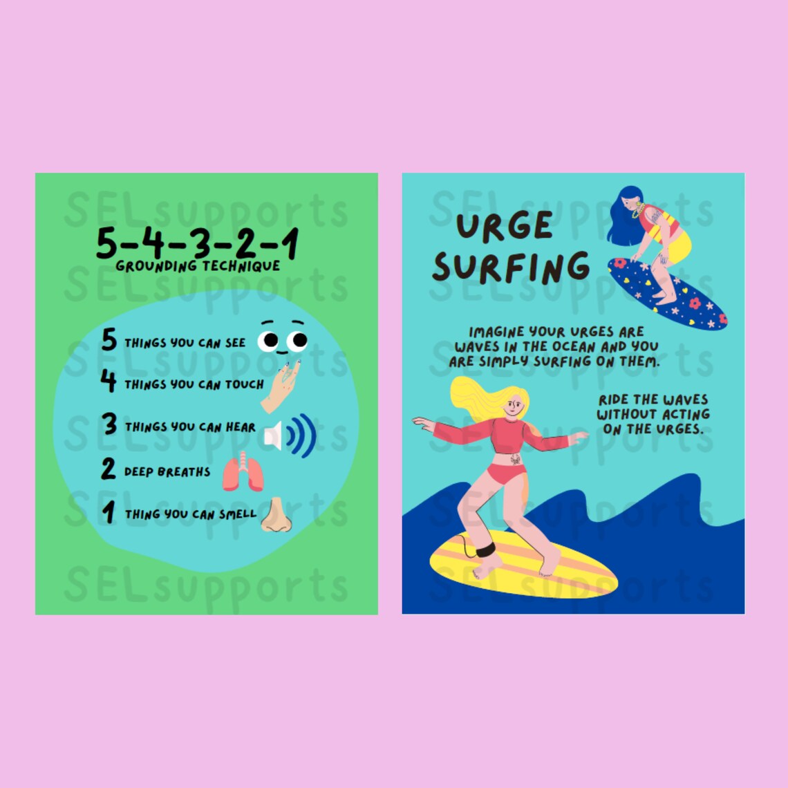 DBT Therapy Office Poster BUNDLE | 8.5x11 DIGITAL Download Mental ...