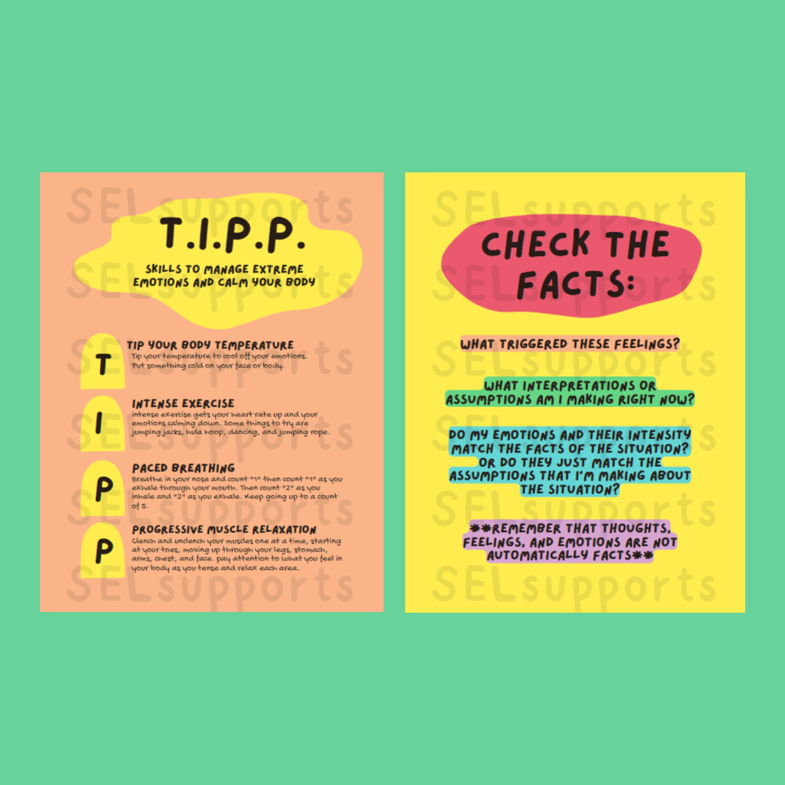 DBT Therapy Office Poster BUNDLE | 8.5x11 DIGITAL Download Mental ...