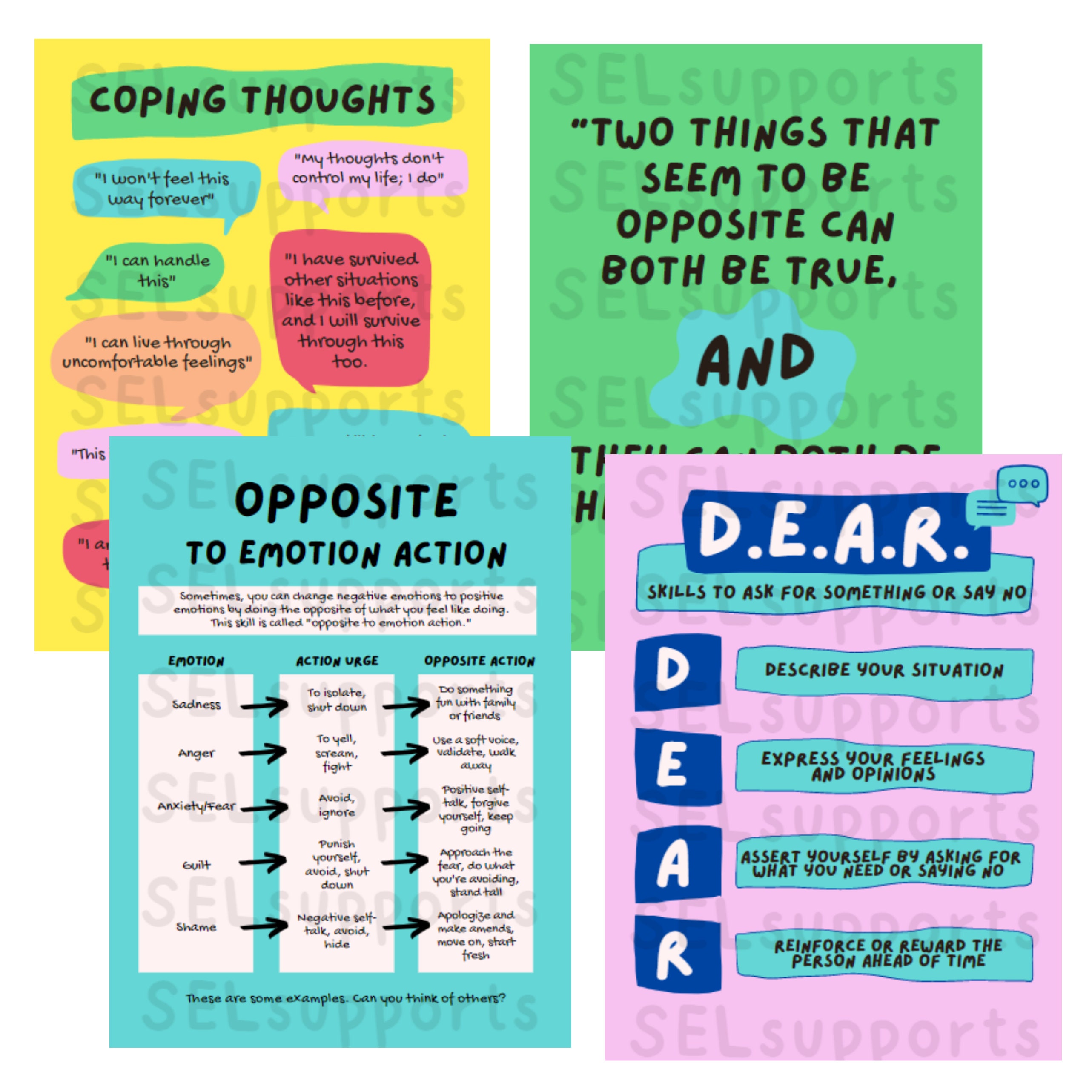 Color Therapy Poster BUNDLE | 28 Posters 8.5x11 DIGITAL DOWNLOAD ...
