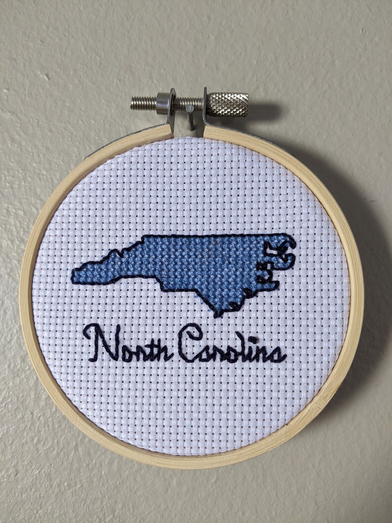 North Carolina Cross Stitch Pattern (PDF Pattern Only) - Etsy