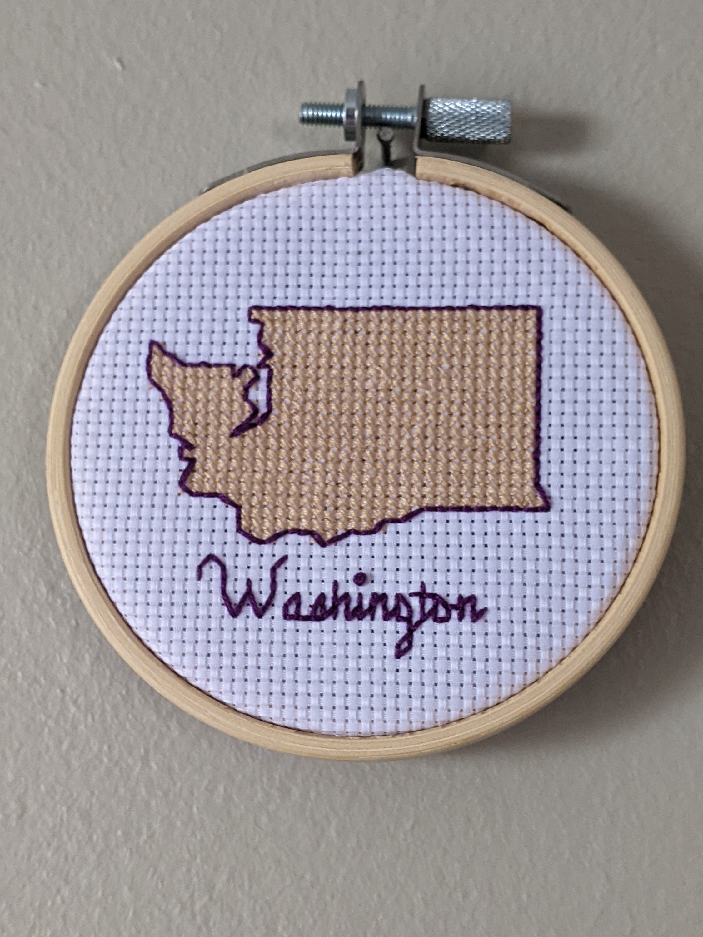 Washington Cross Stitch Pattern (PDF Pattern Only) - Etsy