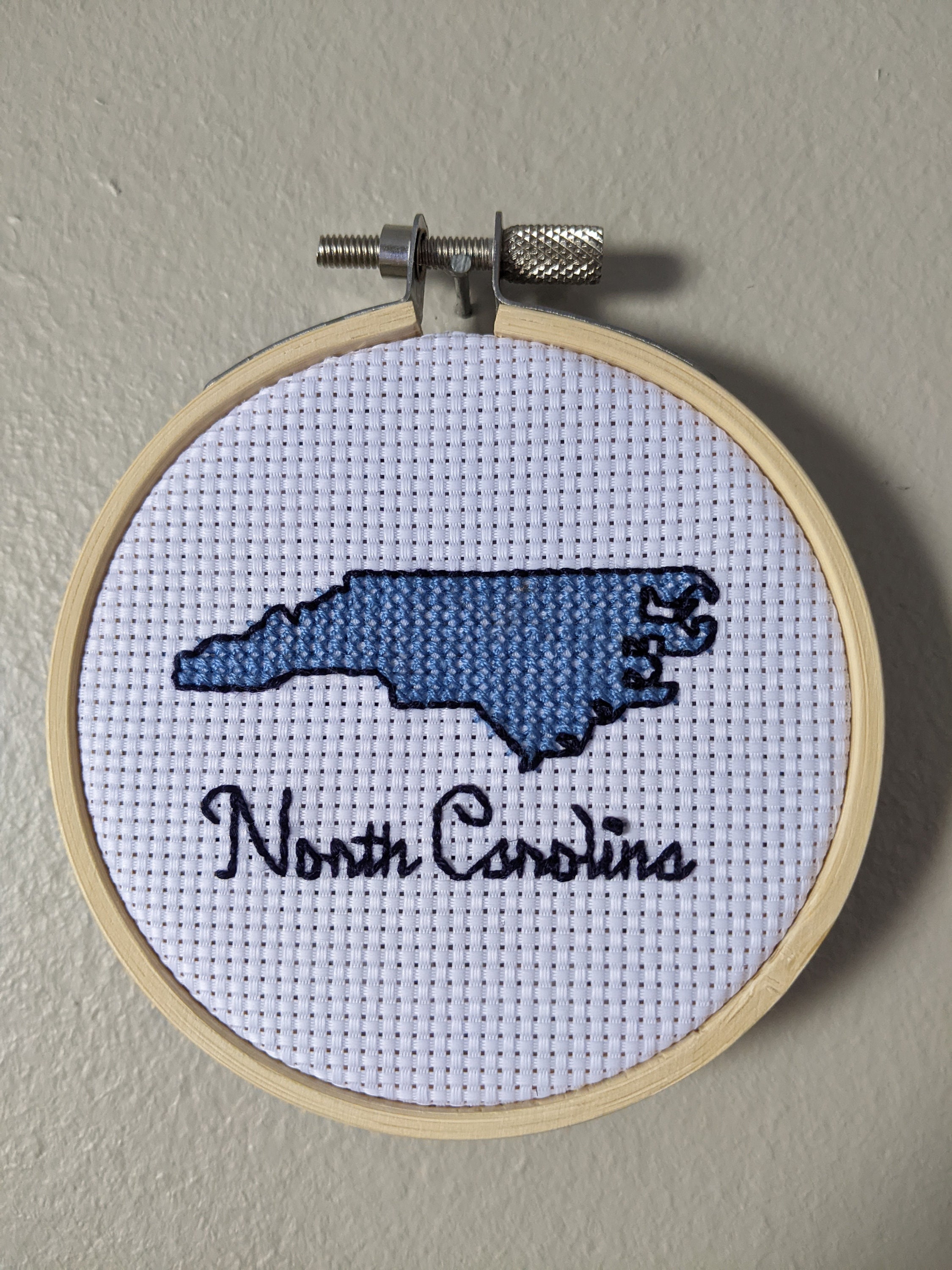 North Carolina Cross Stitch Kit - Etsy