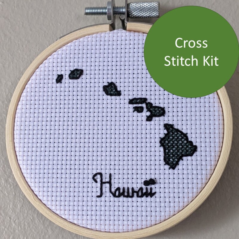 Hawaii Cross Stitch - Etsy