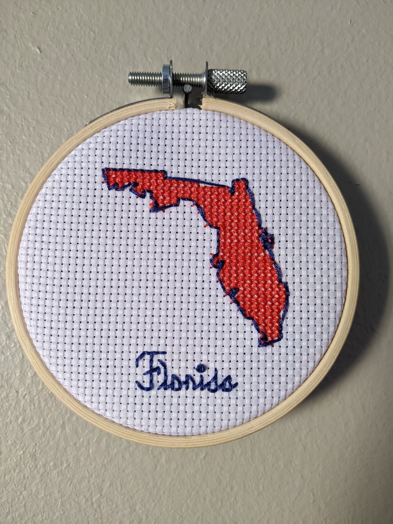 Florida Cross Stitch Pattern (PDF Pattern Only) - Etsy