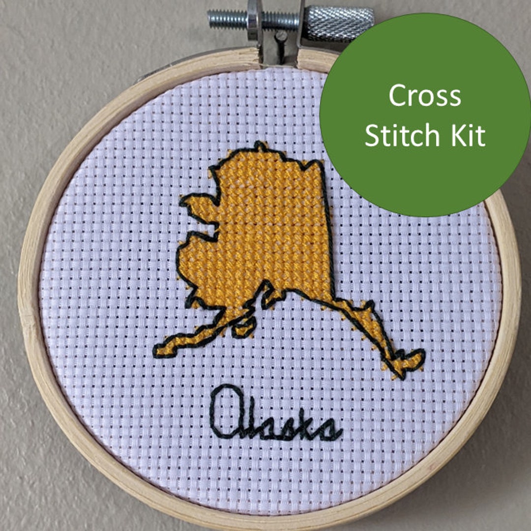 Alaska Cross Stitch Kit - Etsy