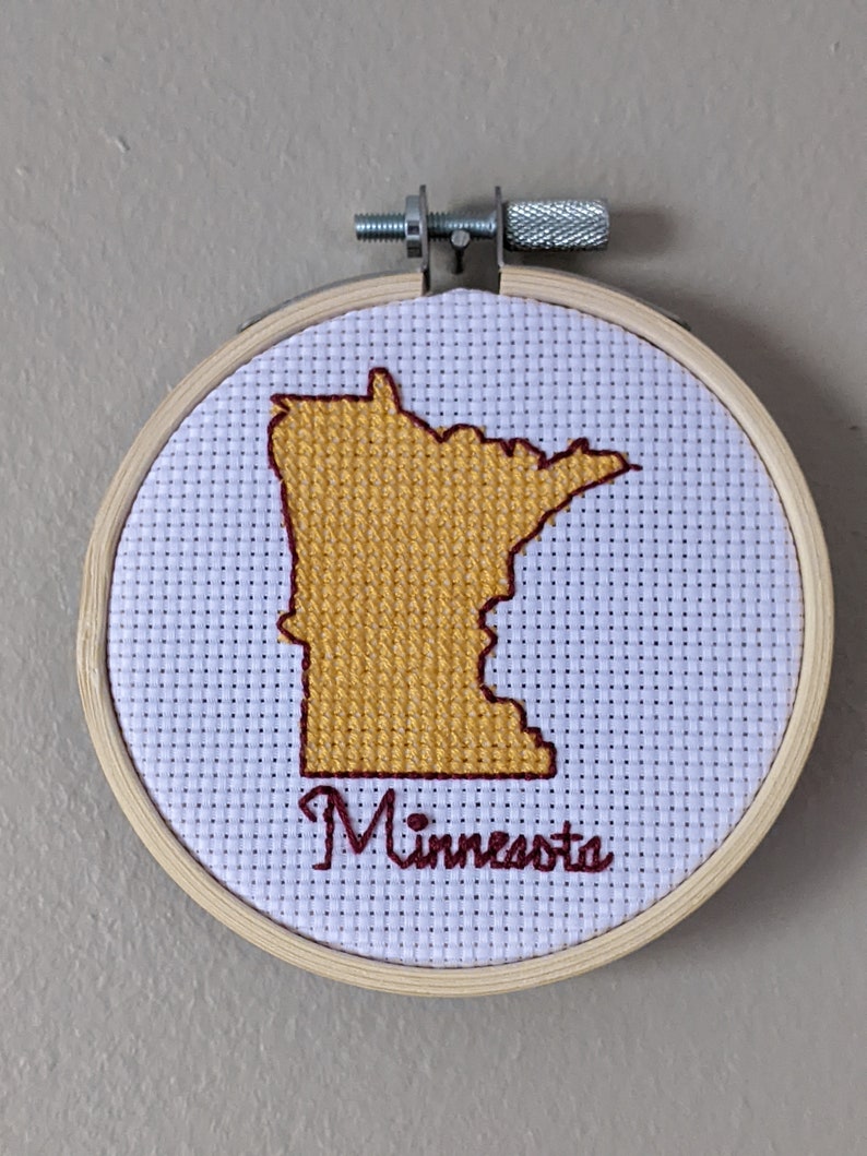 Minnesota Cross Stitch Pattern (PDF Pattern Only) - Etsy