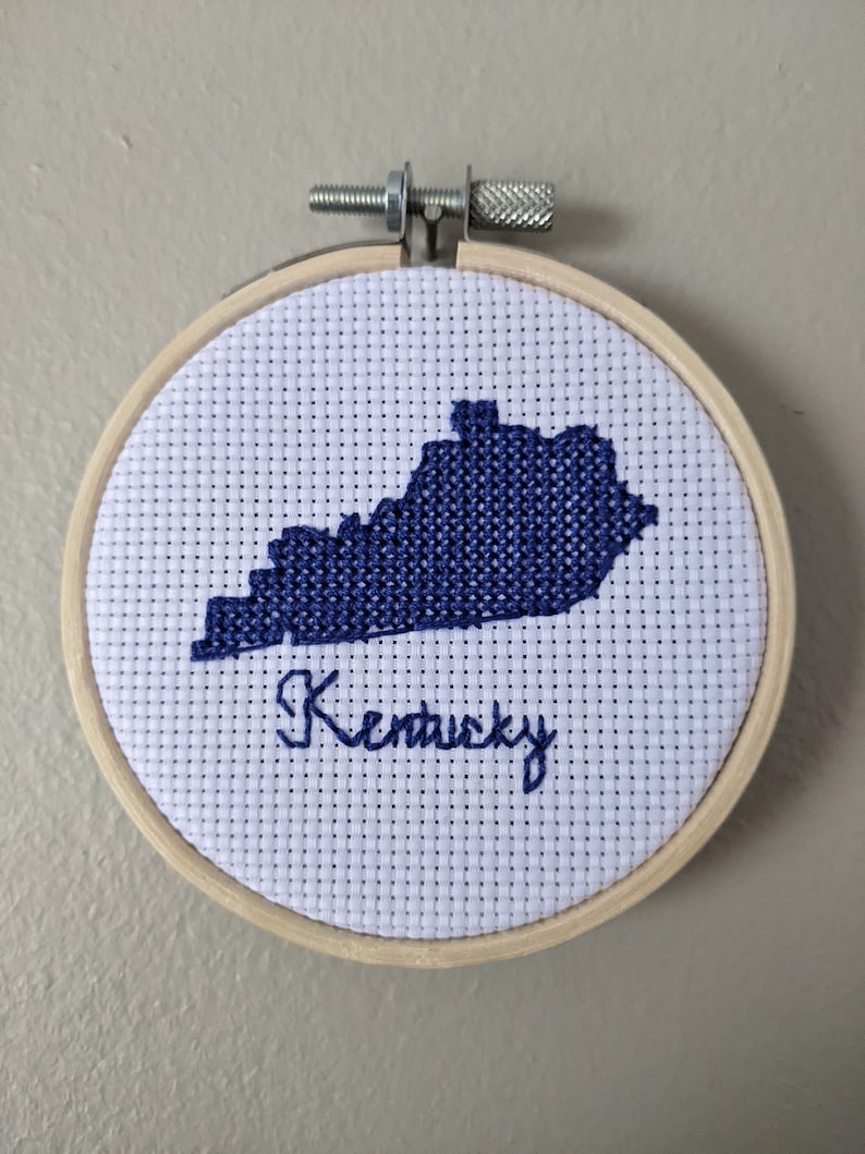 Kentucky Cross Stitch Pattern (PDF Pattern Only) - Etsy
