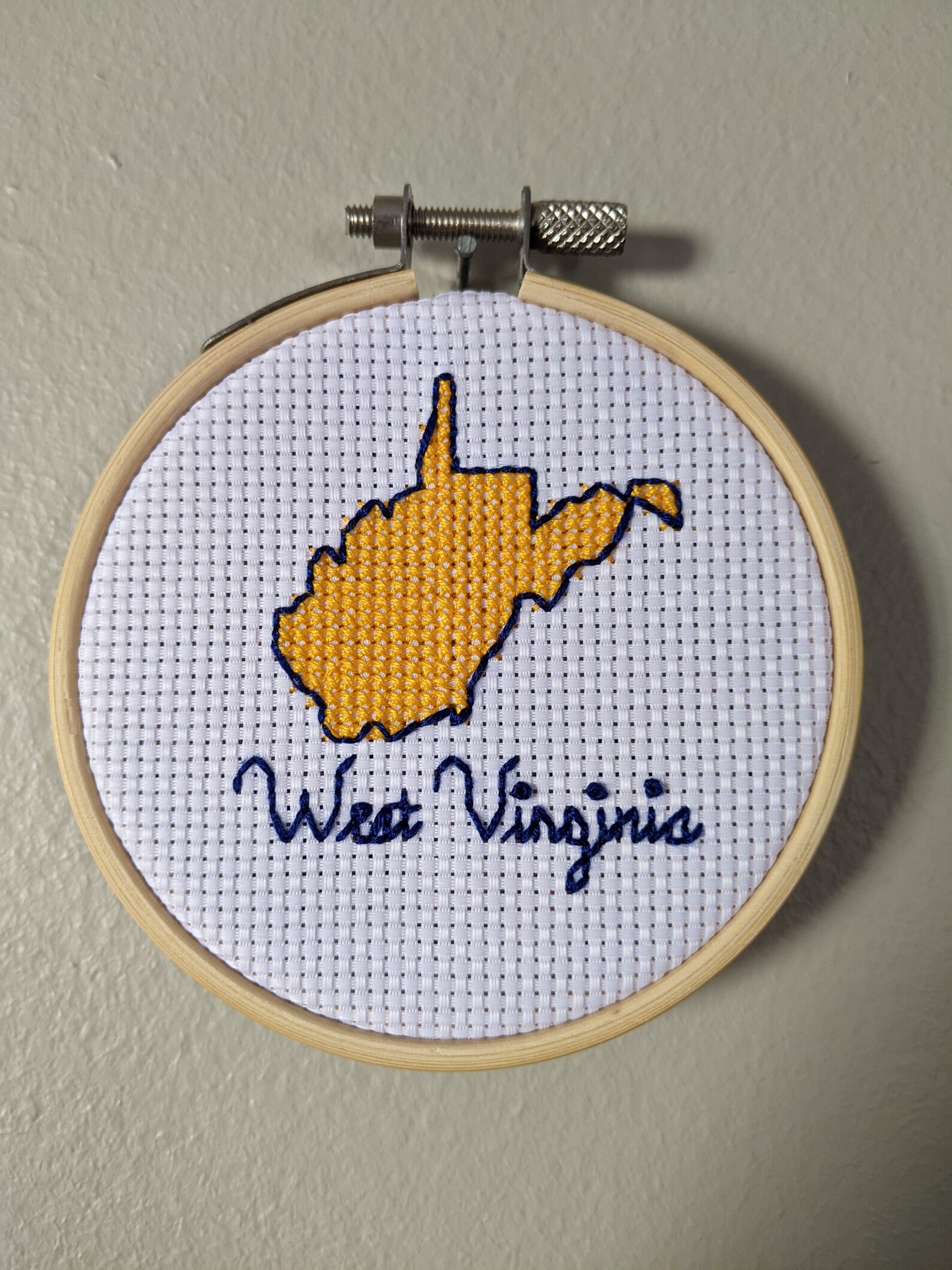 West Virginia Cross Stitch Pattern (PDF Pattern Only) - Etsy