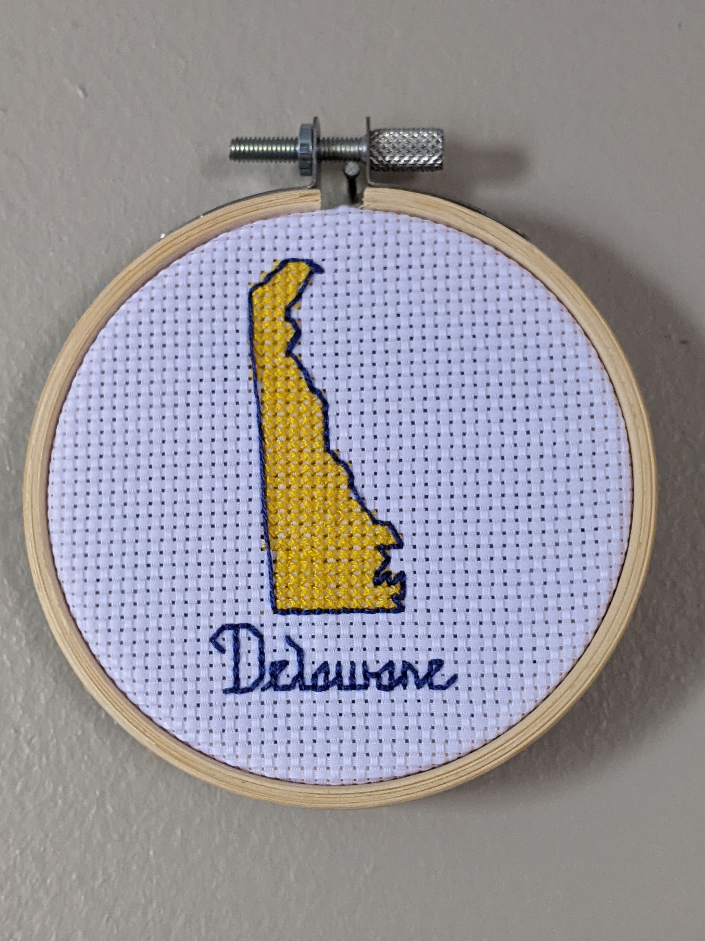 Delaware Cross Stitch Pattern (PDF Pattern Only) - Etsy