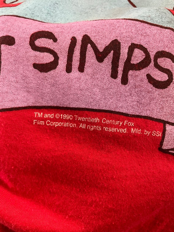 90s Bart Simpson Red Tank - Gem