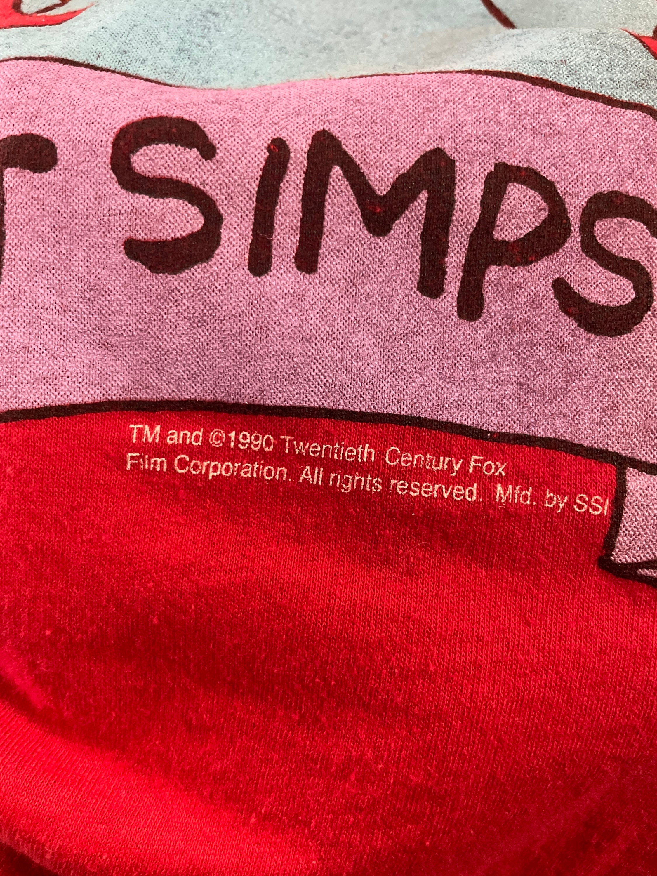 90s Bart Simpson Red Tank - Etsy