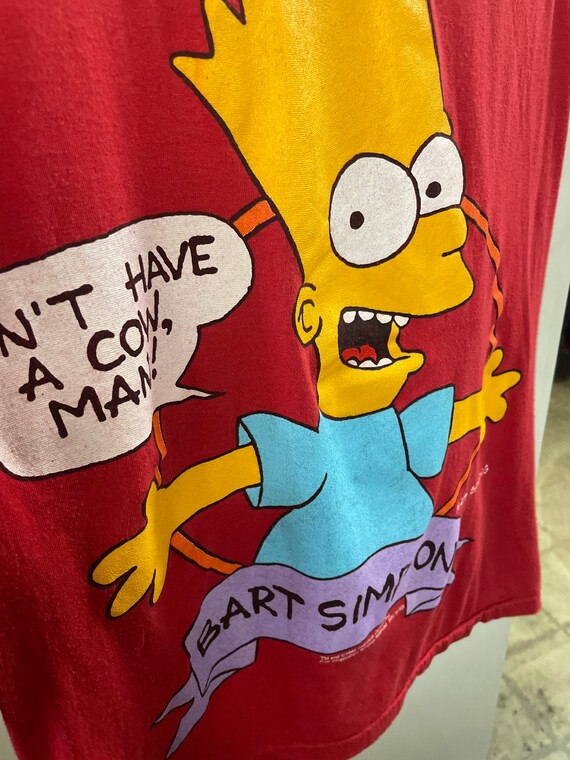 90s Bart Simpson Red Tank - Gem