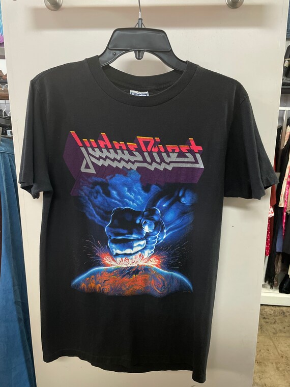 Vintage Judas Priest 1988 Rocker Ram It Down Shove It… - Gem Vintage Judas Priest 1988 Rocker Ram It Down Shove It… - Gem
