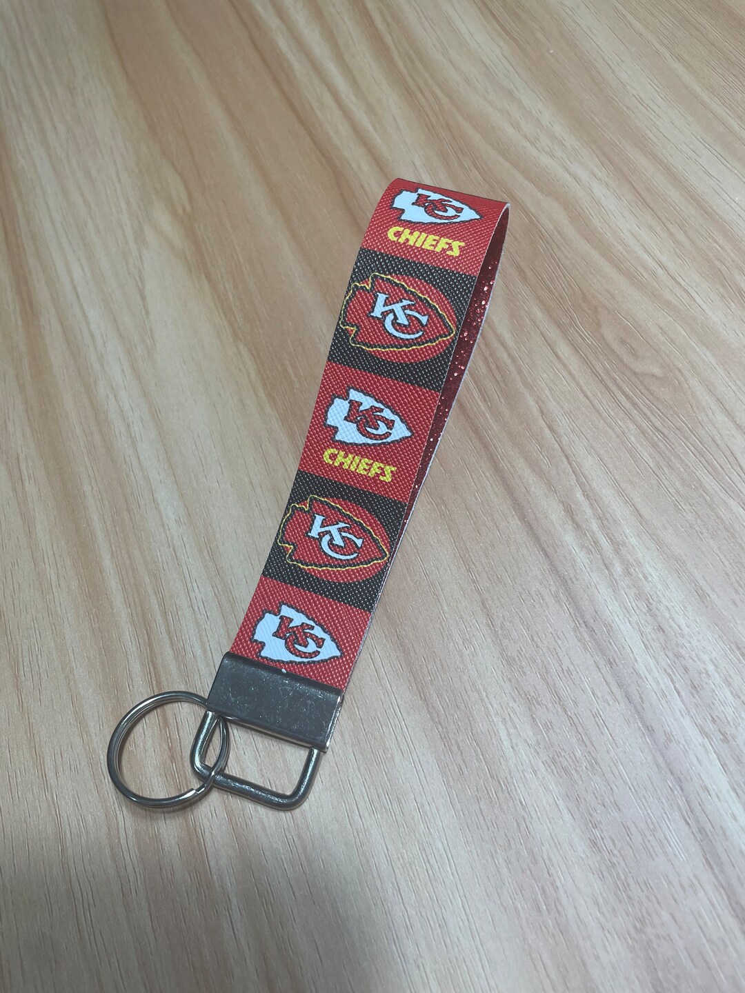 Kansas Chiefs Wristlets Keychains - Etsy