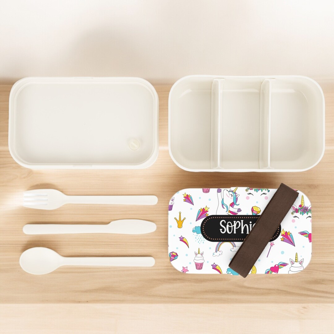 Custom Kids Lunch Box With Name, Personalized Children's Snack ...