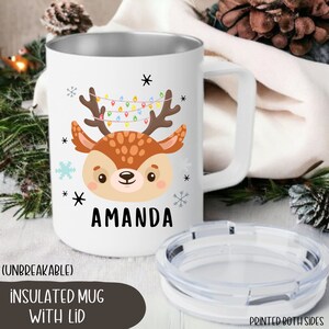 Unbreakable Kids Christmas Mug Personalized, Children Birthday Party ...