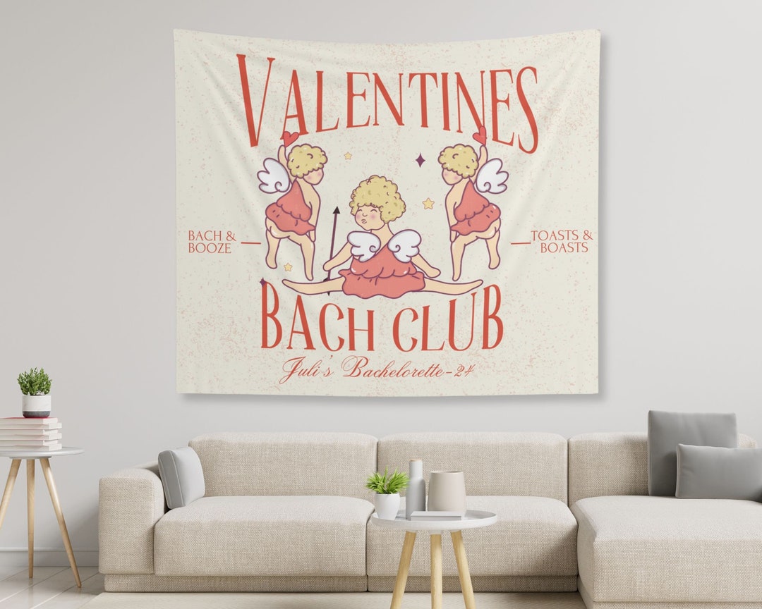 Custom Valentine Bachelorette Party Banner, Galentines Bach Weekend ...