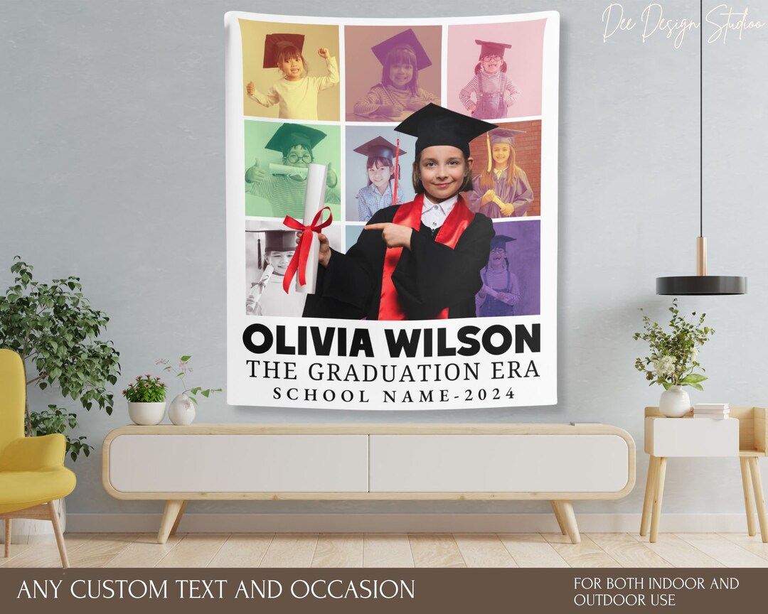 Personalized School Name Graduation Wall Hanging, Graduation ...