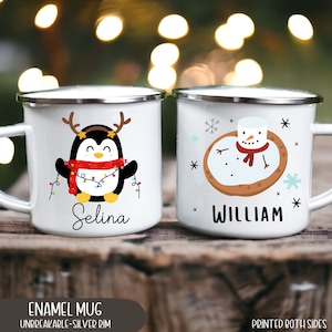 Unbreakable Kids Christmas Mug Personalized, Children Birthday Party ...