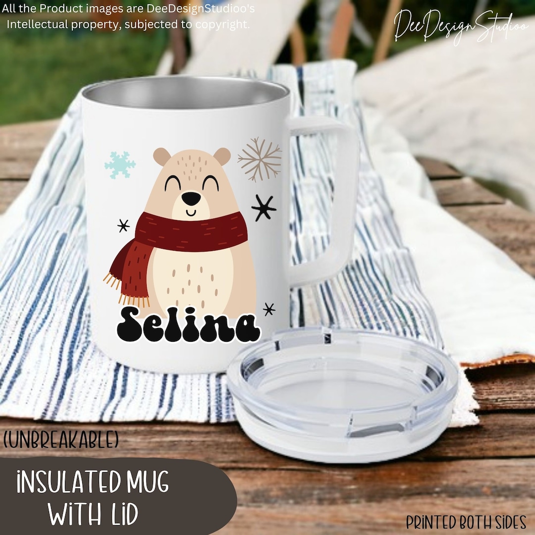 Kids Cute Teddy Hot Chocolate Christmas Mug Custom, X-mas Stocking ...