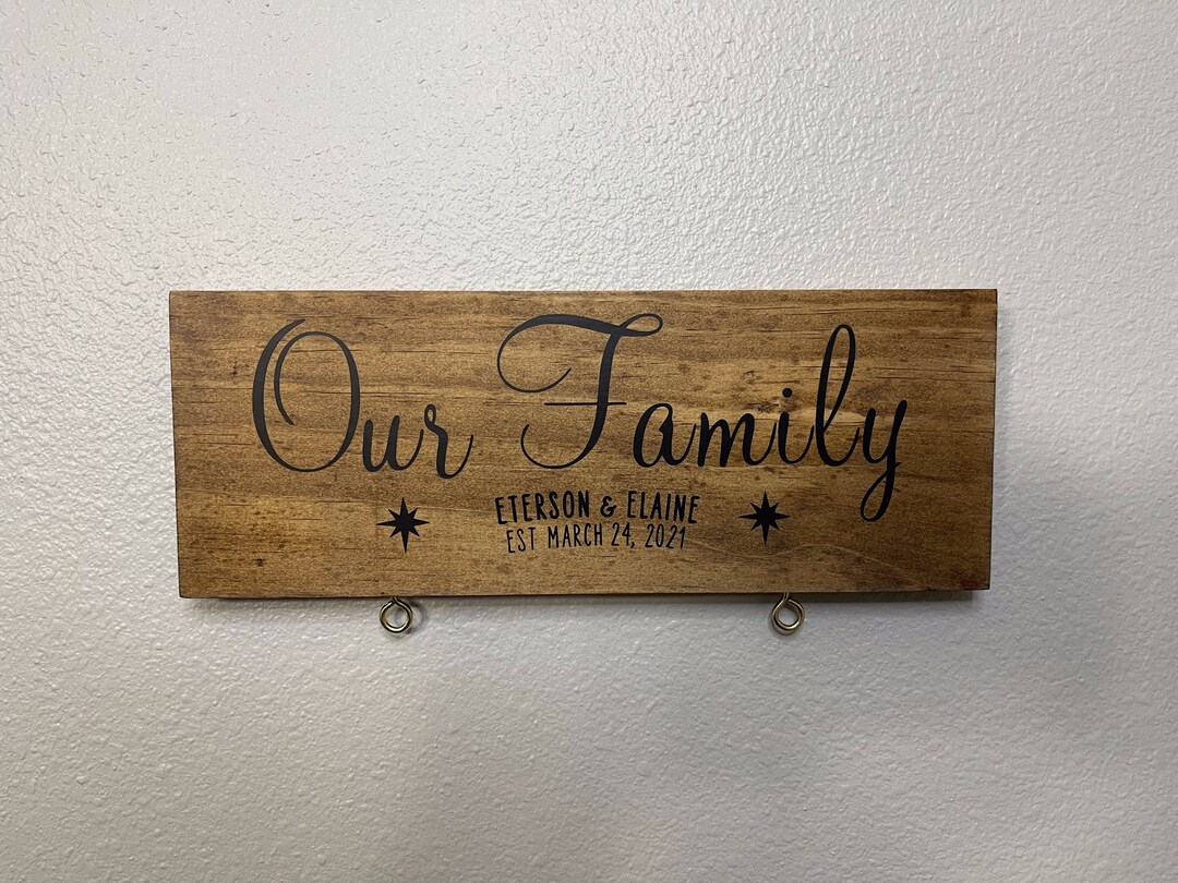 Our Family Sign - Etsy