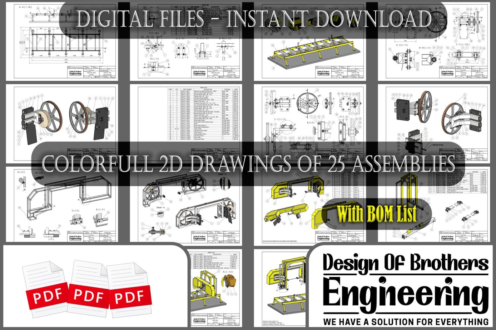 Band Saw Mill DIY Plans – Build Your Own Industrial Band Saw at Home ...