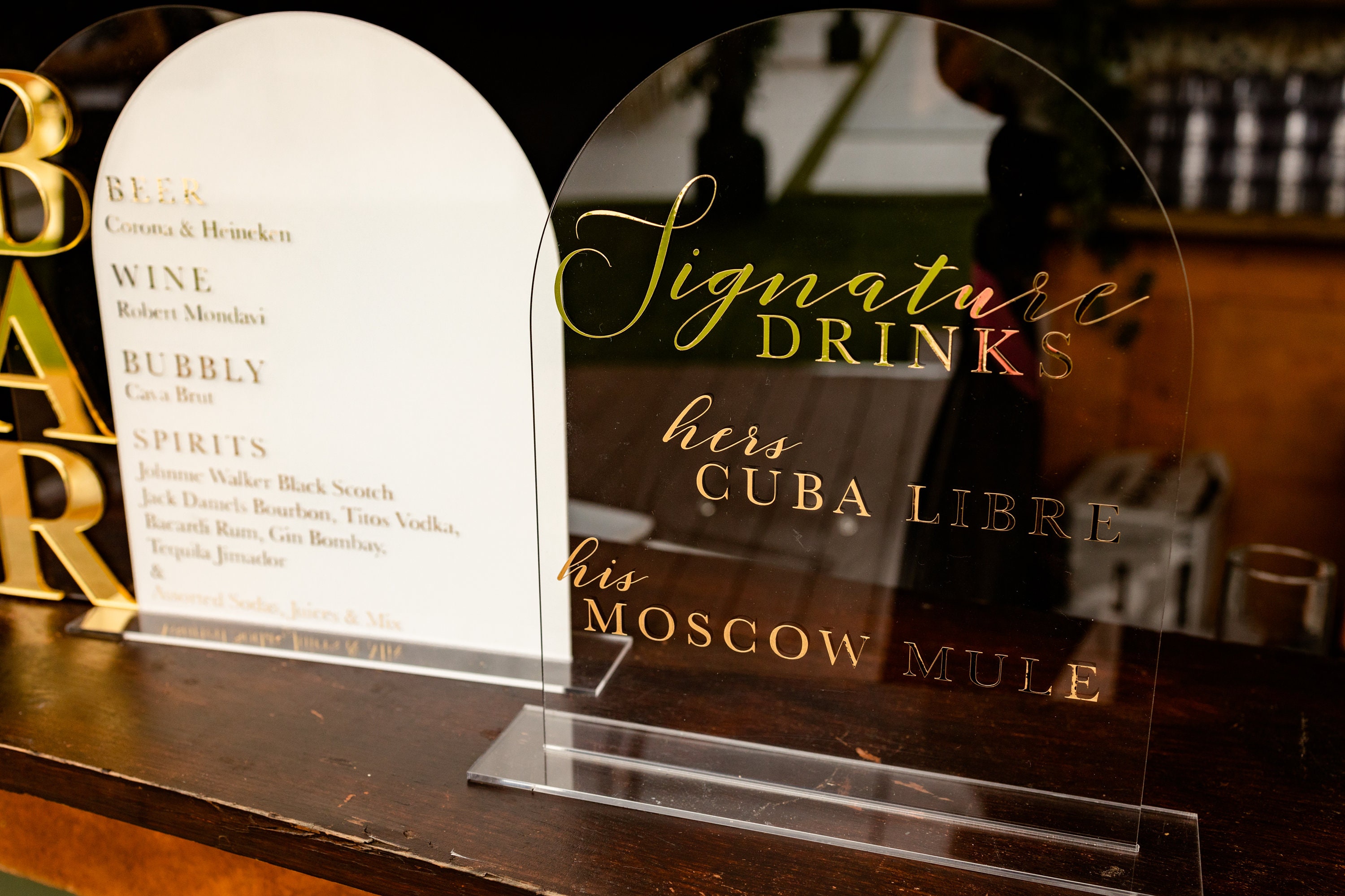 Custom Bar Signage. Acrylic Bar Sign. Acrylic Signage. Custom - Etsy