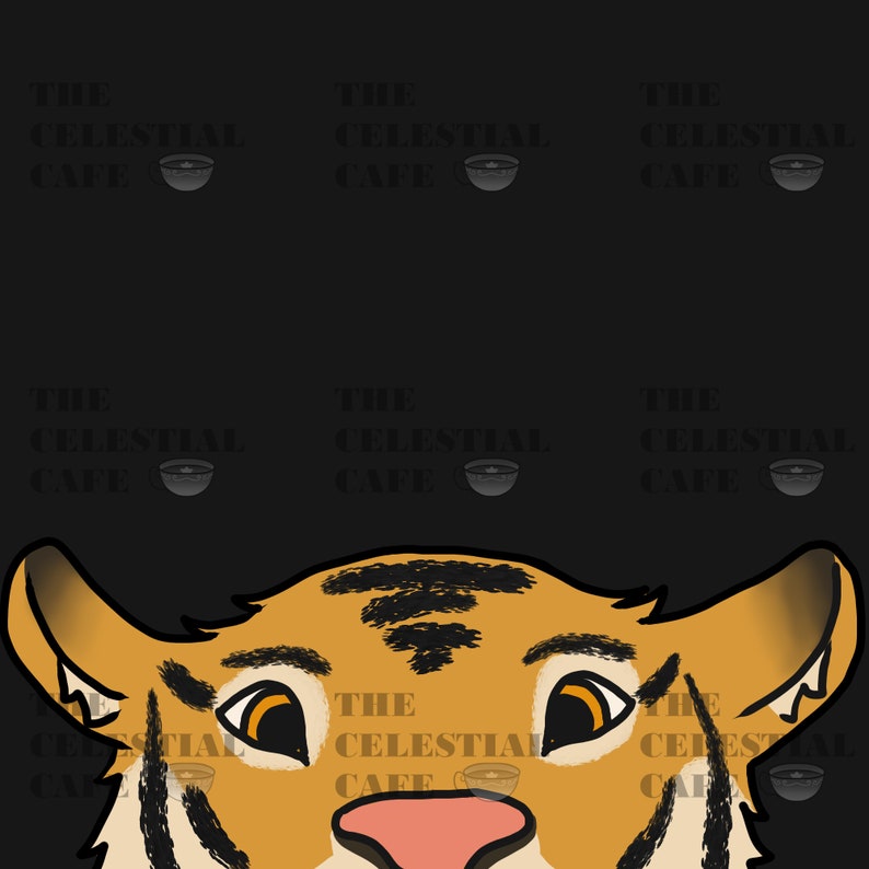 Tiger Lurk | Twitch Emote - Etsy