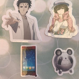 NEW Steins Gate Sticker Pack (11 Stickers) Steins Gate 0 Stickers ...
