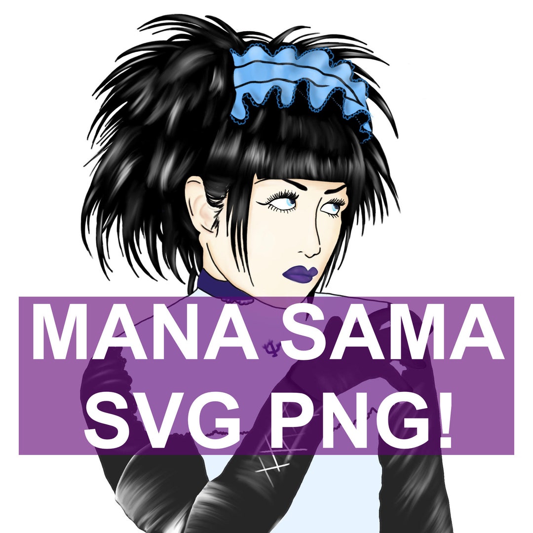 Mana Sama Malice Mizer SVG PNG Transparent File - Etsy Australia