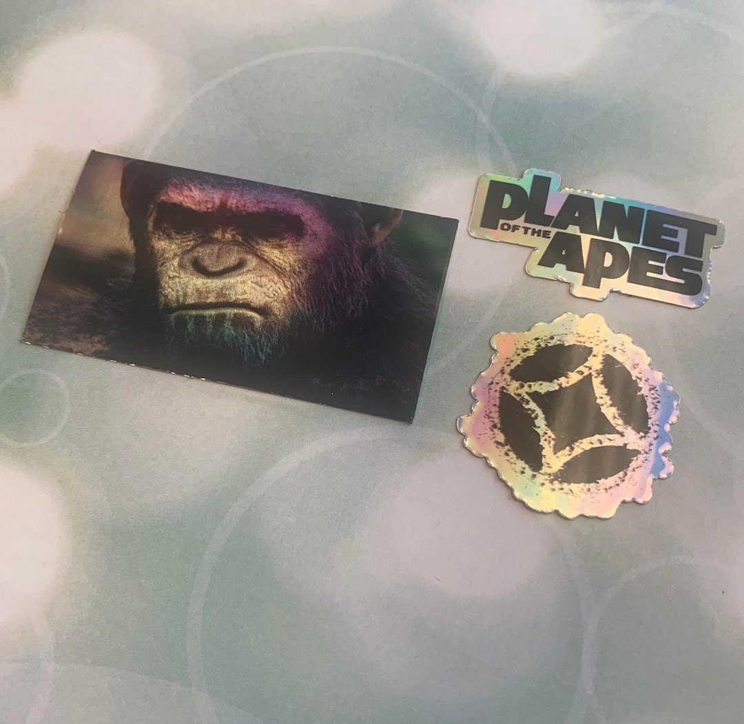 Planet of the Apes Sticker Pack 12 Stickers - Etsy