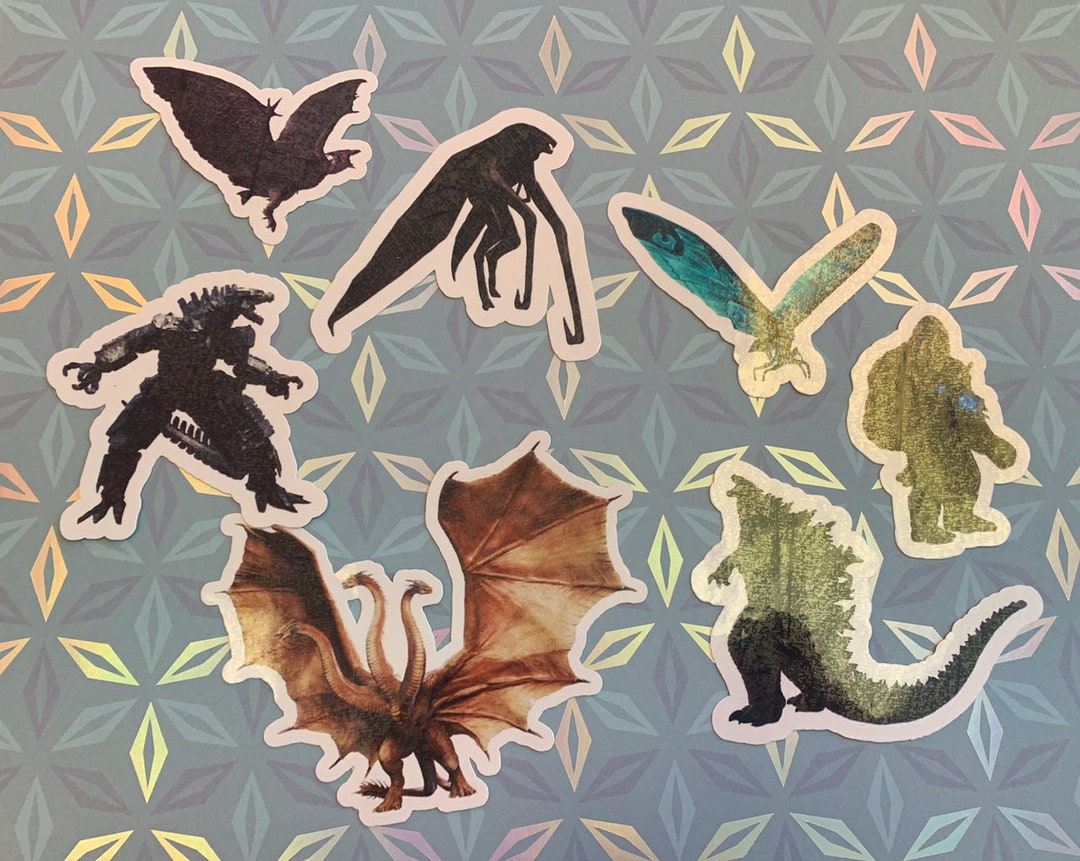 GODZILLA 7 Kaiju STICKER PACK godzilla godzilla Vs Kong - Etsy Canada
