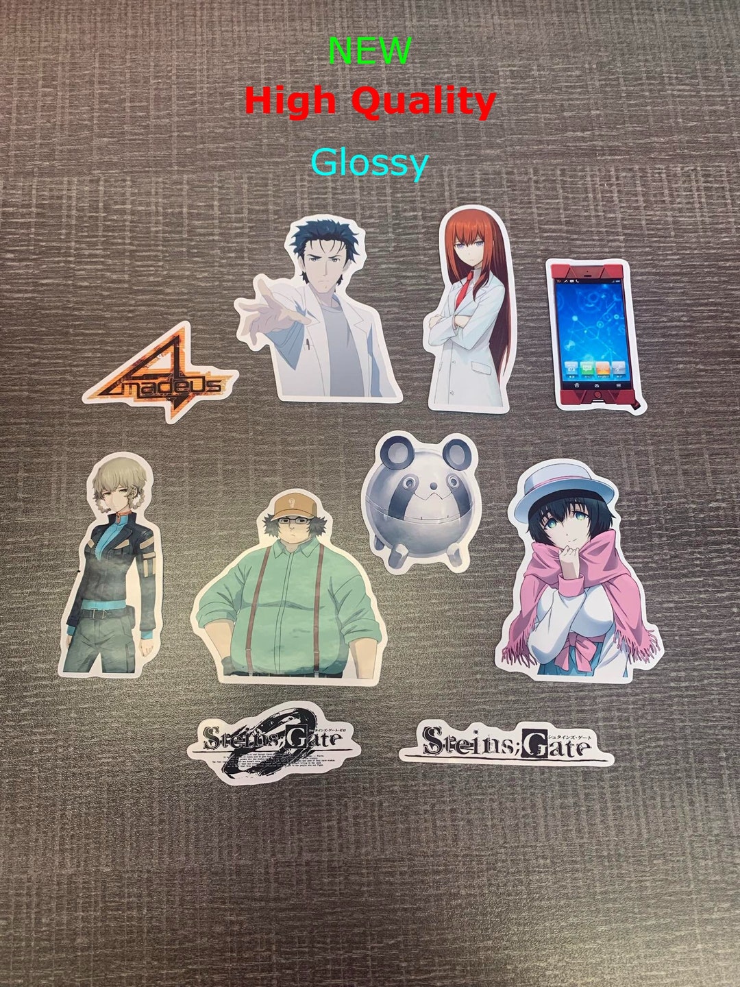 NEW Steins Gate Sticker Pack (11 Stickers) Steins Gate 0 Stickers ...