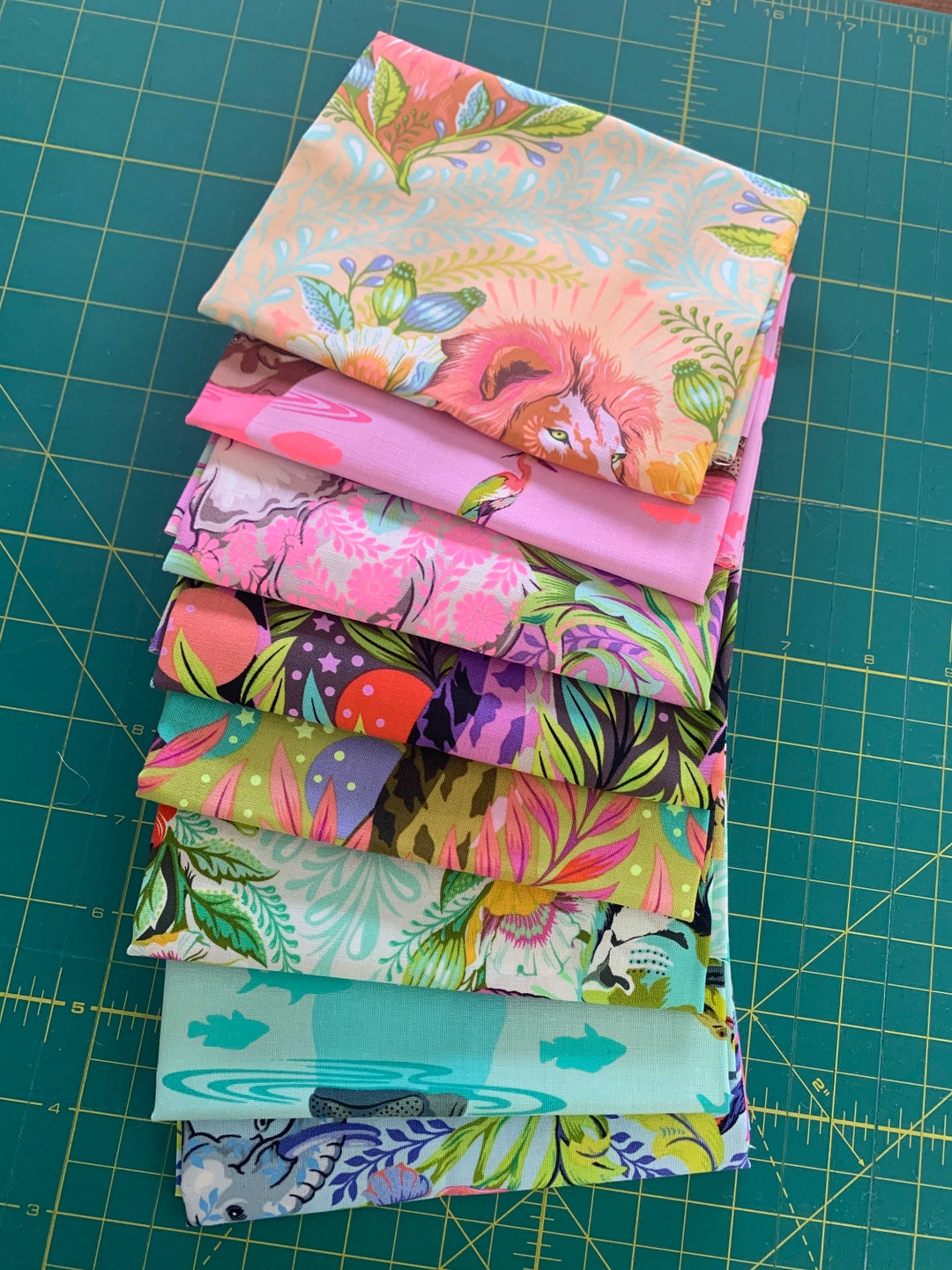 Everglow 8 Piece FQ Pack by Tula Pink for Free Spirit Fabrics - Etsy