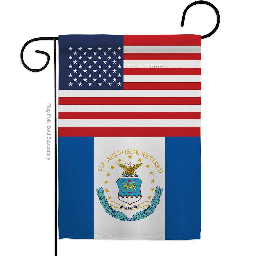 Two Group Flag US Retired Air Force Military Retirement USA - Etsy