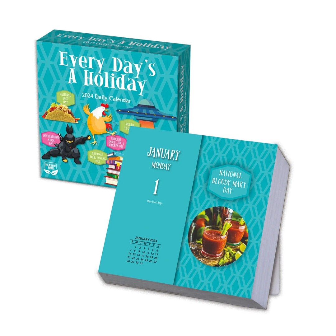 Turner Every Day's A Holiday 2024 Daily Boxed Calendar - Etsy