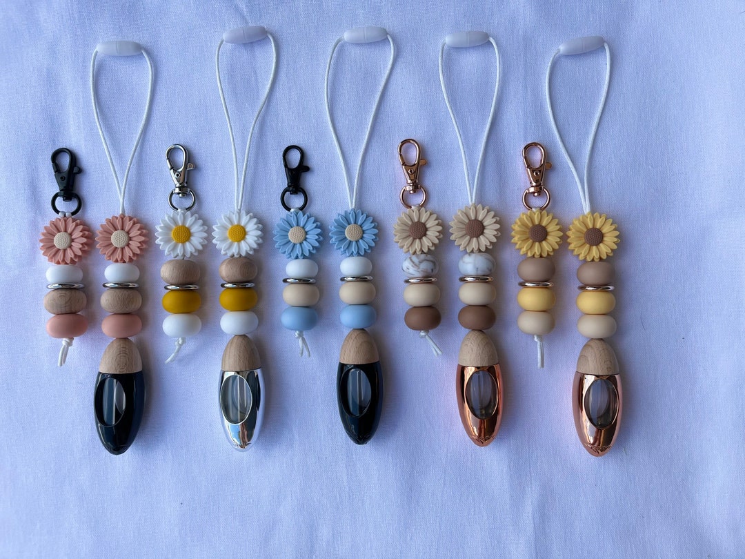 Silicone Bead Hanging Diffuser Car Diffuser Keyring - Etsy