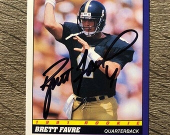 Brett Favre Rookie Card - Etsy