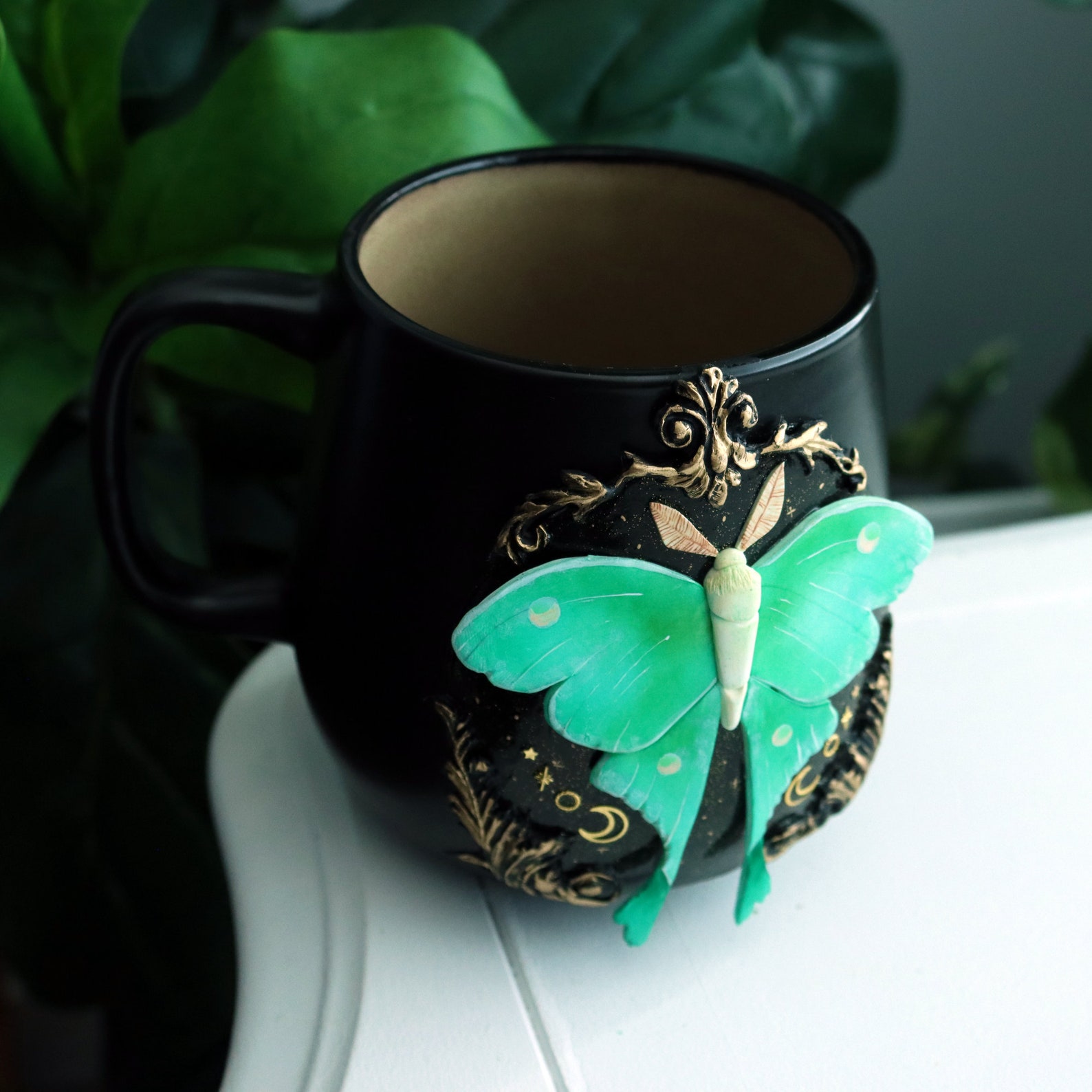 Silk Luna Moth Mug Silk Moth Moth Wings Moth Decor - Etsy