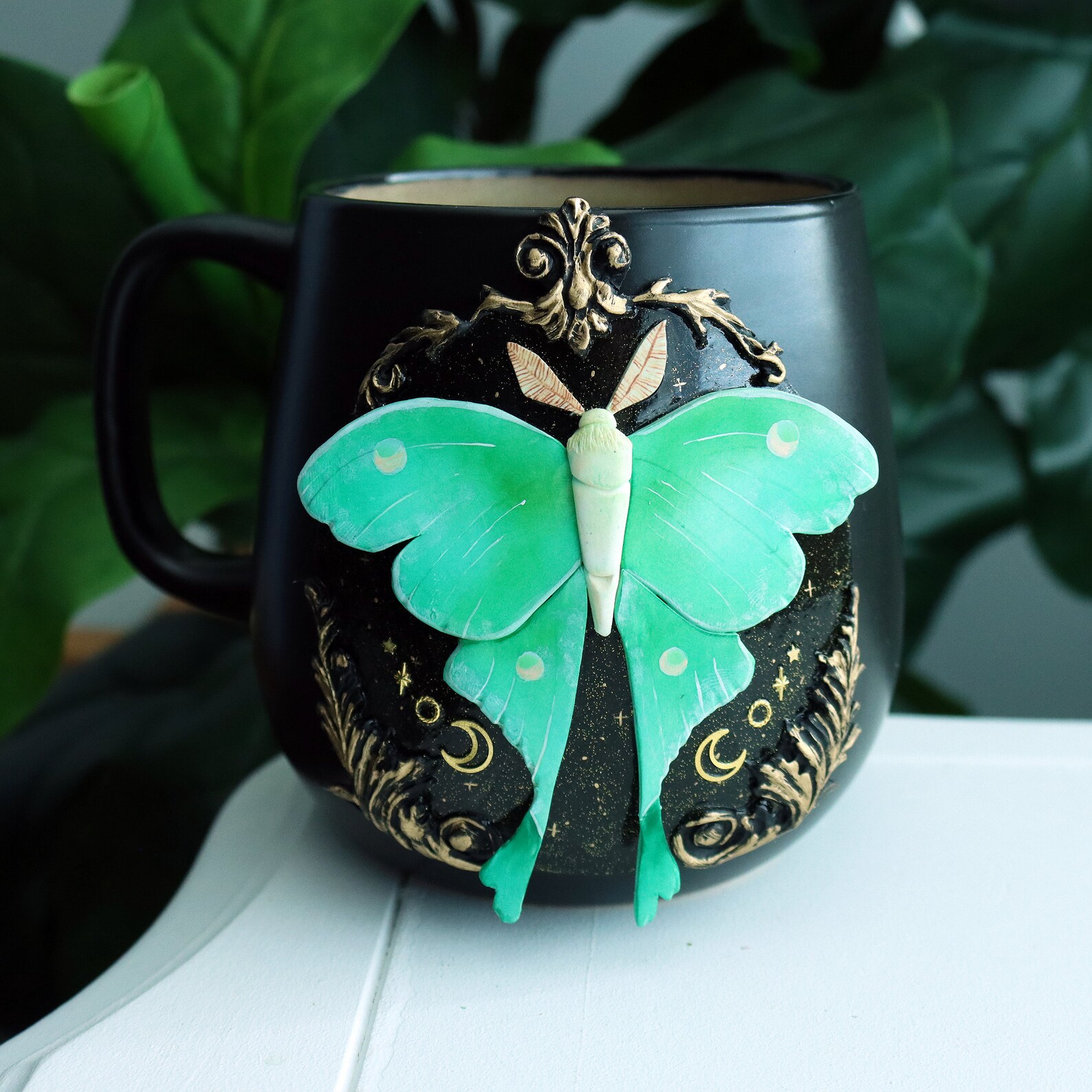 Silk Luna Moth Mug Silk Moth Moth Wings Moth Decor - Etsy