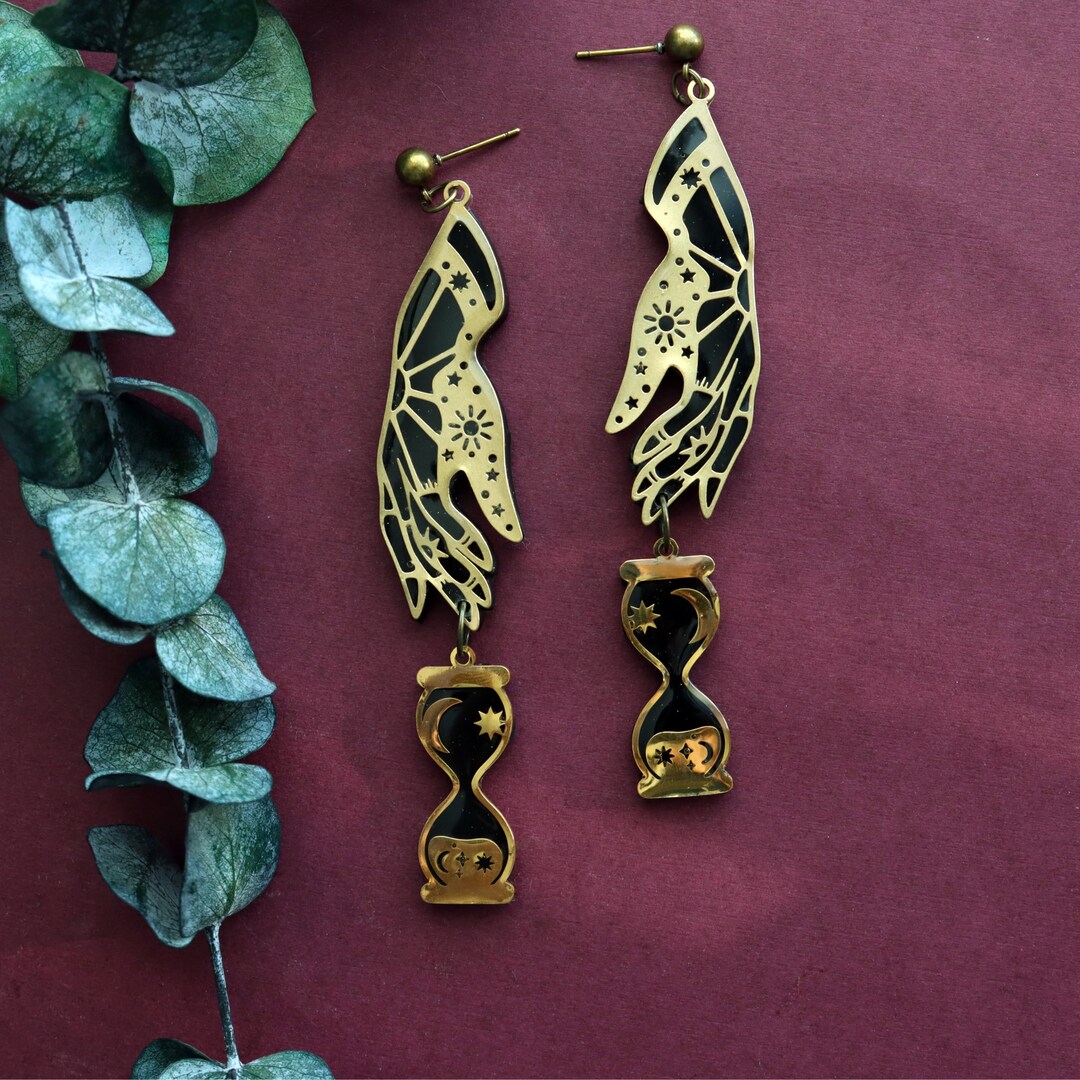 Tarot Earrings Celestial Fortune Teller Witchy Earrings Witchy Jewelry ...