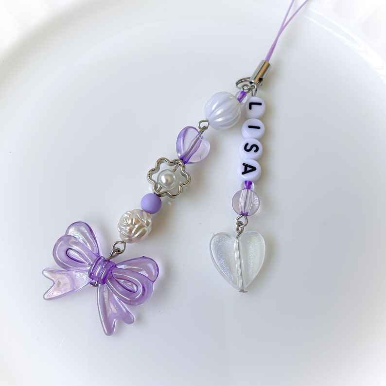 Trendy Phone Charm Strap Customized Cute Phone Charm BTS - Etsy