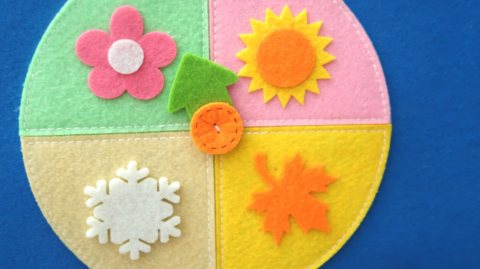 Homeschooling Educational Calendar Felt Calendar Today - Etsy