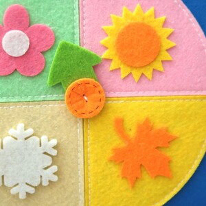 Homeschooling Educational Calendar Felt Calendar Today - Etsy