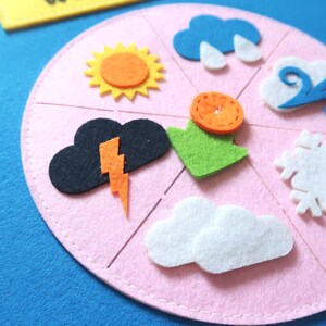 Homeschooling Educational Calendar Felt Calendar Today - Etsy