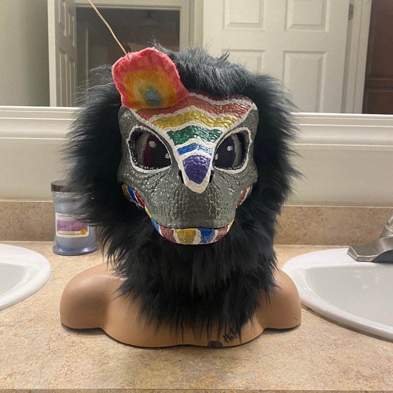 Dino Mask Hood - Etsy