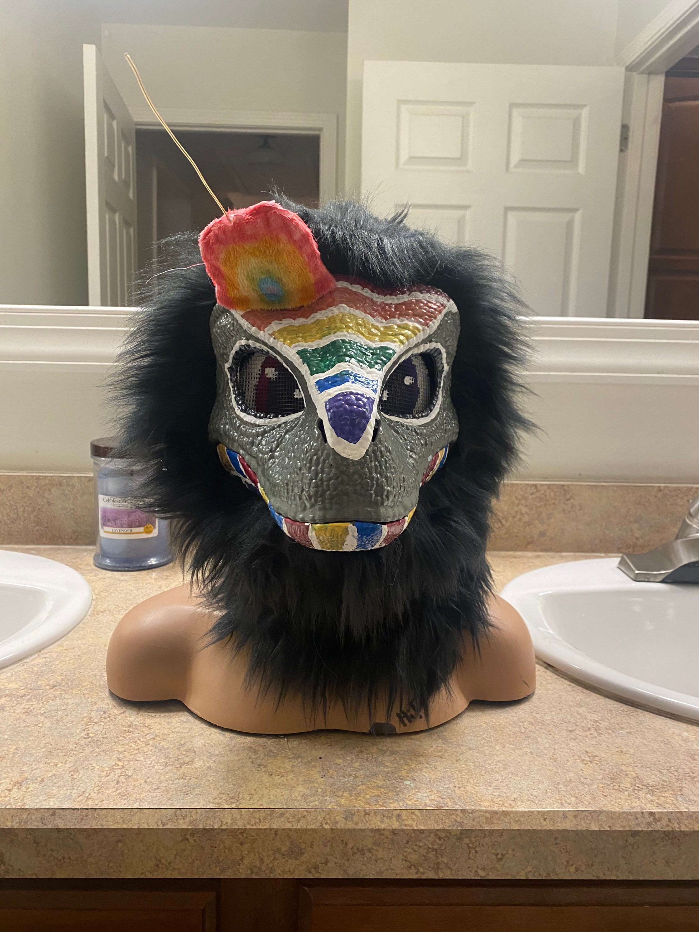 Candy Dino Mask Premade - Etsy Sweden